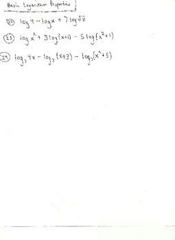 Properties Of Logarithms By PatrickJMT TPT