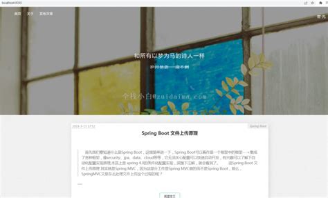 Ssm实现的博客系统代码分享 代码 最代码
