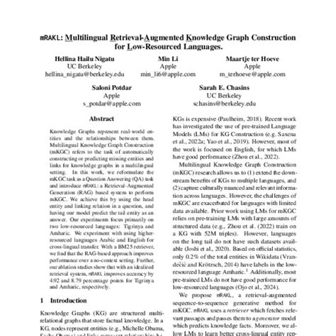 Mrakl Multilingual Retrieval Augmented Knowledge Graph Construction For Low Resourced Languages