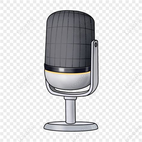 방송 일러스트 마이크창조적재료검은 Png 일러스트 무료 다운로드 Lovepik