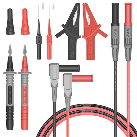 Buy Test Leads Kit Electrical Multimeter 4in1 Test Leads Set With Alligator Clips And Test