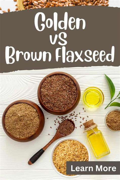 Golden Vs Brown Flaxseed Whats The Difference Lets Compare