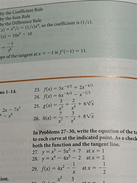 Solved In Problems Find The Derivative Of Each Chegg Com