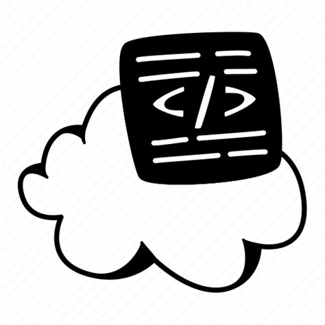 Cloud Computing System Programming Data Coding Storage Icon Download On Iconfinder