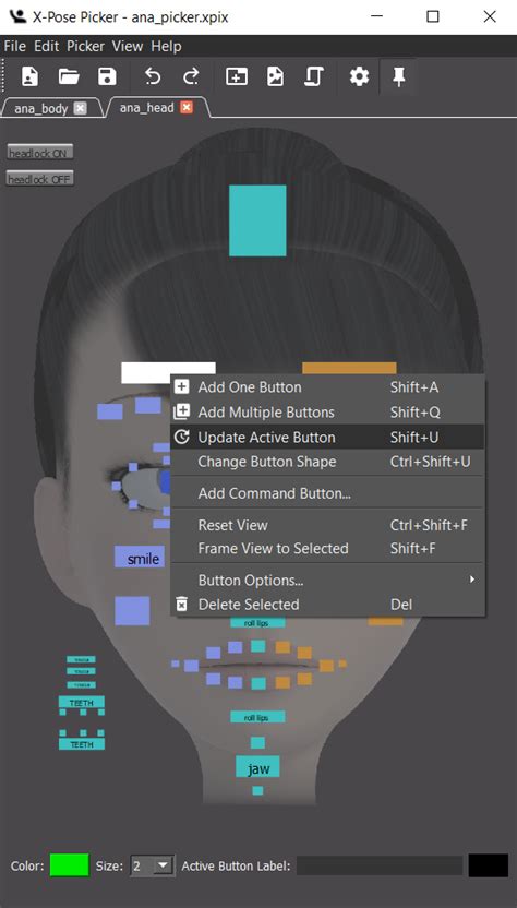 X Pose Picker Animation Tool For Blender 4 X 91 By Karab44