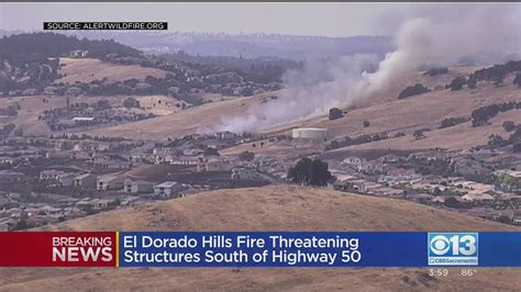 Fire Prompts Evacuations In El Dorado Hills Youtube