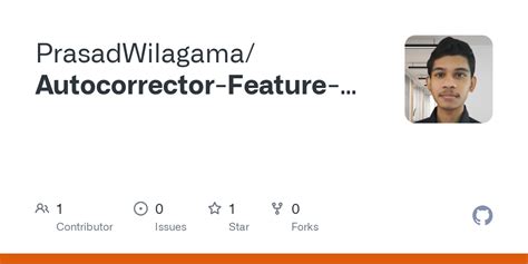 Github Prasadwilagama Autocorrector Feature Using Nlp In Python