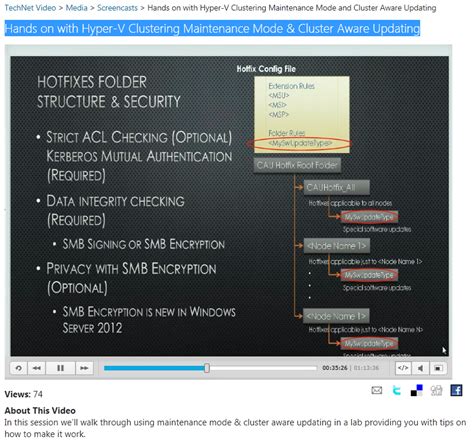 Hands On With Hyper V Clustering Maintenance Mode And Cluster Aware