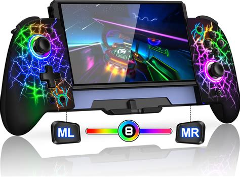 Aleemtry Switch Controller Wireless Pro Controller Switch Für Handheld Modus Mit Turbo1000mah