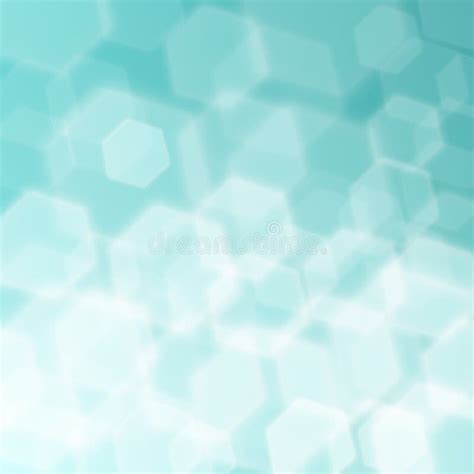 Hexagon Bokeh Abstract Background Stock Vector Illustration Of