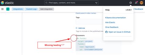 Feature Request Fleet Ui Should Validate That Processors Are A Valid Yaml List · Issue 150991