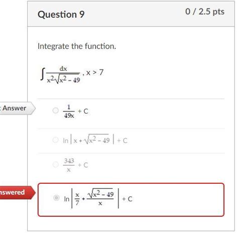 Solved Integrate The Function
