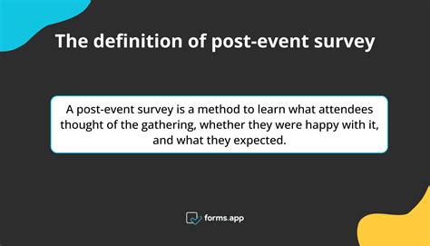 35 Best Post Event Survey Questions For Your Feedback Questionnaire