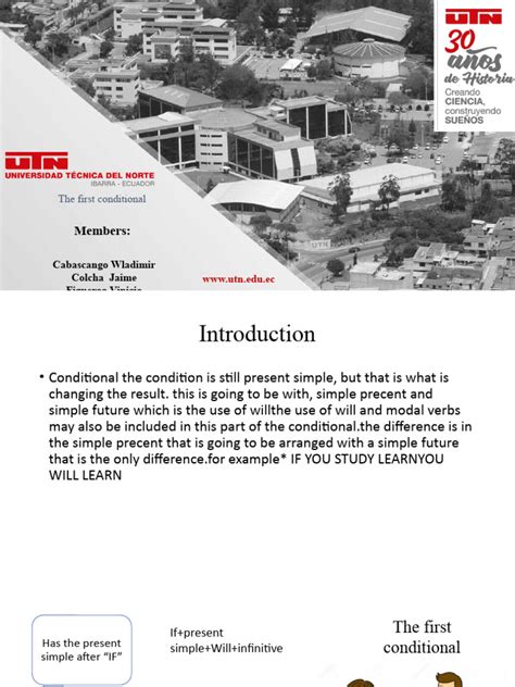 English First Conditional Pdf Verb Linguistic Morphology