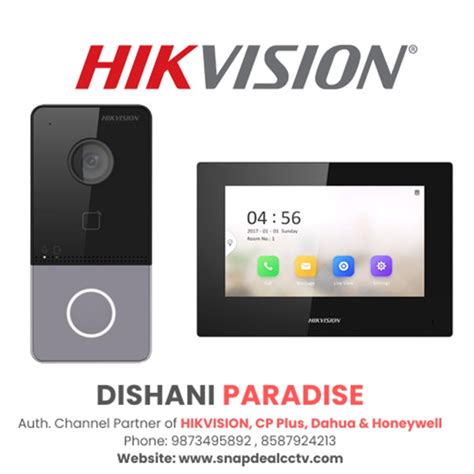 HIKVISION IP VDP Video Door Phone Kit DS KIS P Snapdealcctv