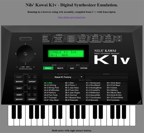 nils‘ k1v in a browser as web assembly using emscripten nilsschneider de