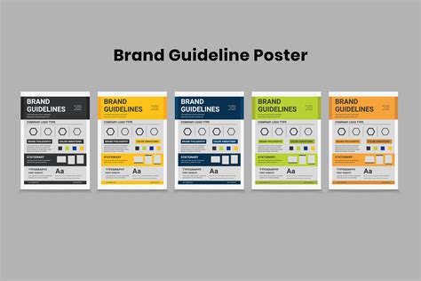 Brand Guidelines Poster Design Template Gráfico Por Thedesignsource088