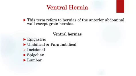 Ventral Hernia Pptx