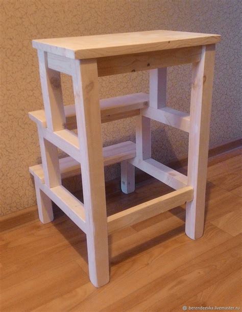 Табурет стремянка 3 ступеньки в интернет магазине Ярмарка Мастеров по цене 4380 ₽ Frg03ru
