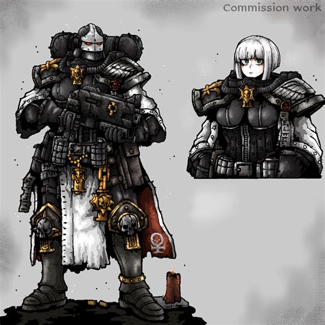 Adepta Sororitas Warhammer K Drawn By Octosoup Danbooru