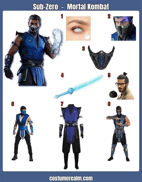 How To Dress Like Sub Zero Guide For Cosplay And Halloween