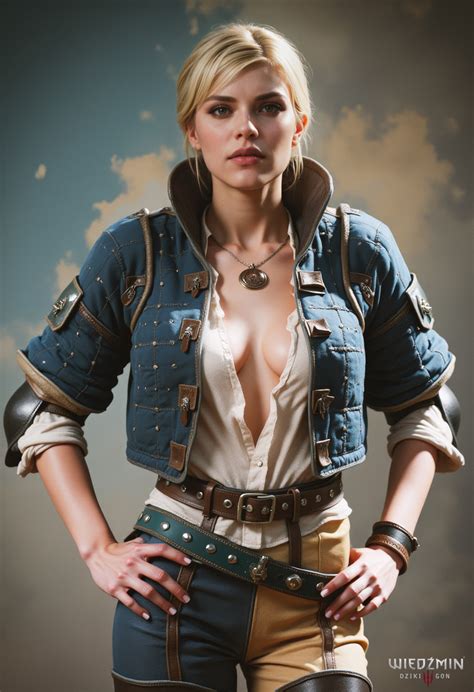 Rule 34 Ai Generated Big Breasts Blonde Hair Cd Projekt Red Cleavage Female Female Only The