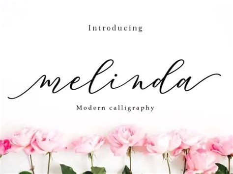 Melinda Script Font UpFonts