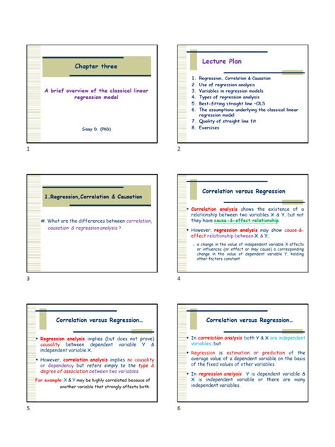 Chapter 3 Pdf Ordinary Least Squares Regression Analysis