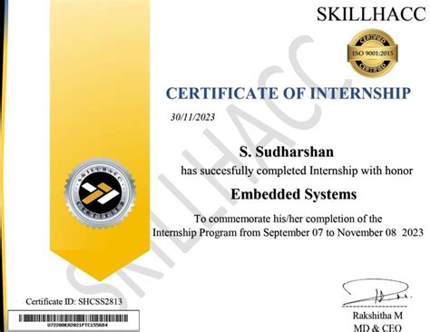 singamsetty sudharshan on linkedin i done an internship on embedded