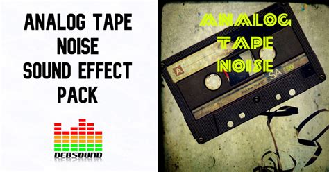Analog Tape Noise Sound Effect Pack Audio Sound Fx Unity Asset Store