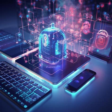 Premium Ai Image Network Security System