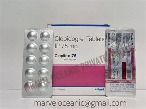 Clopitab 75 Mg Tablet At ₹ 36stripe In Nagpur Id 2854768328062