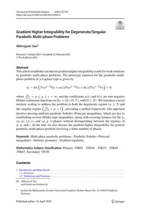 Pdf Gradient Higher Integrability For Degeneratesingular Parabolic Multi Phase Problems