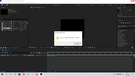 Error Cant Initialize Mettle Opencl Manager How Adobe Community 13488641