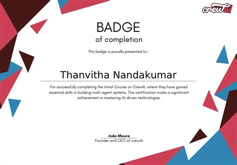 Thanvitha N On Linkedin Crewai Multiagentsystems Ai Deeplearning