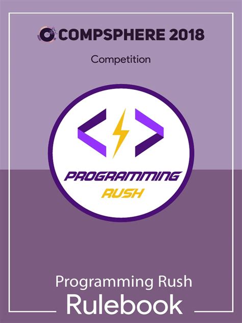 Programming Rush Rulebook Pdf