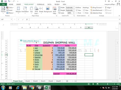 ICT Corner By BTSC MS Excel Babe Projects