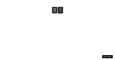 React Flip Counter Examples Codesandbox React Flip Counter Examples Codesandbox