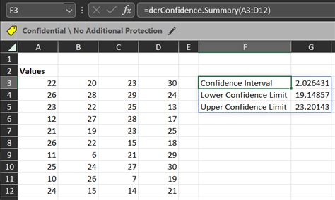 Confidence Interval Function With Lambda And Optional Parameters