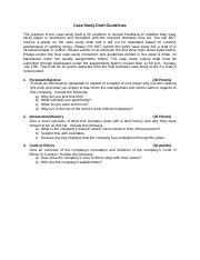 Case Study Draft Guidelines 3 Docx Case Study Draft Guidelines The Purpose Of The Case Study