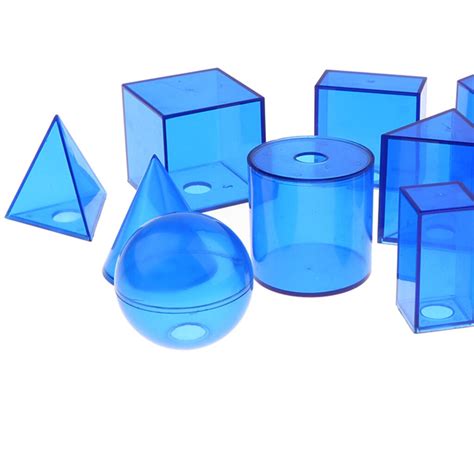 12pcs Geometric Solid Geometry Volume Shape Study Grandado