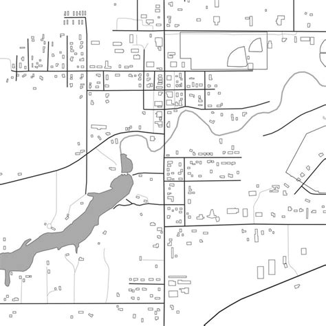 Hillman Michigan Map Print In Classic — Jace Maps