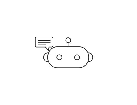 Chatbot Robot App Icon Illustration 47258818 Vector Art At Vecteezy