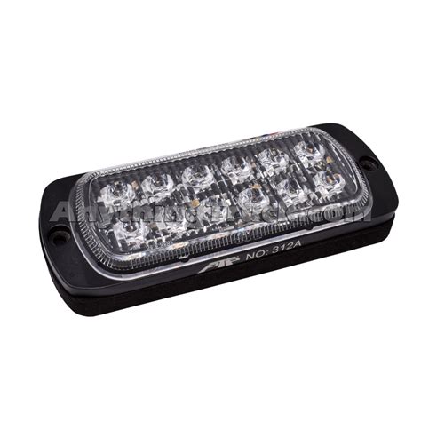 Pro Led 312a Double Row 12 Led Amber Warning Light With 19 Flash