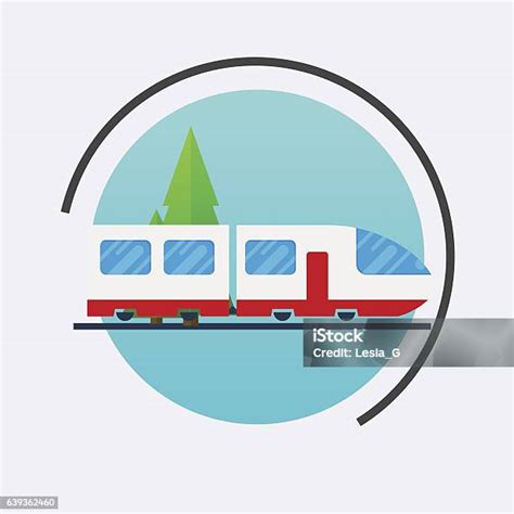 현대 기차 아이콘 벡터 여행 개념 배경입니다 플랫 디자인 0명에 대한 스톡 벡터 아트 및 기타 이미지 0명 교육 강좌