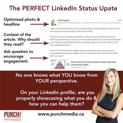 How To Write A Perfect Linkedin Status Update Punchmediaca
