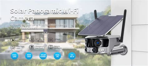 best smart indoorandoutdoor dual lens solar security cameras manufacturer