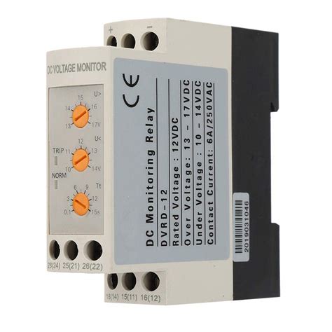 Voltage Protection Relay Dc 12v 24v 36v 48v Overvoltage Undervoltage