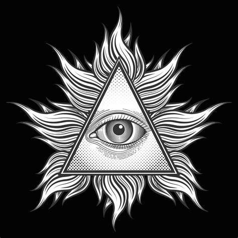 All Seeing Eye Pyramid Symbol In The Eng Malerei Von Tony Rubino Artmajeur