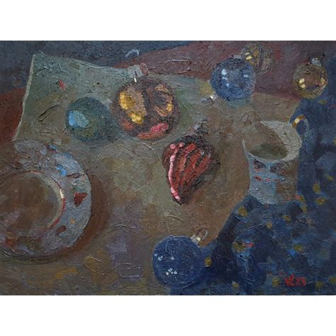 Купить картину Новогодний натюрморт в Москве от художника Воробьева Владислава